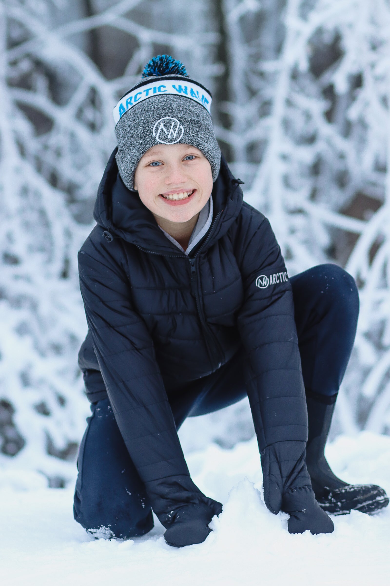 Kids' Winter Mitt Coat (Version 2.0) – Arctic Wave