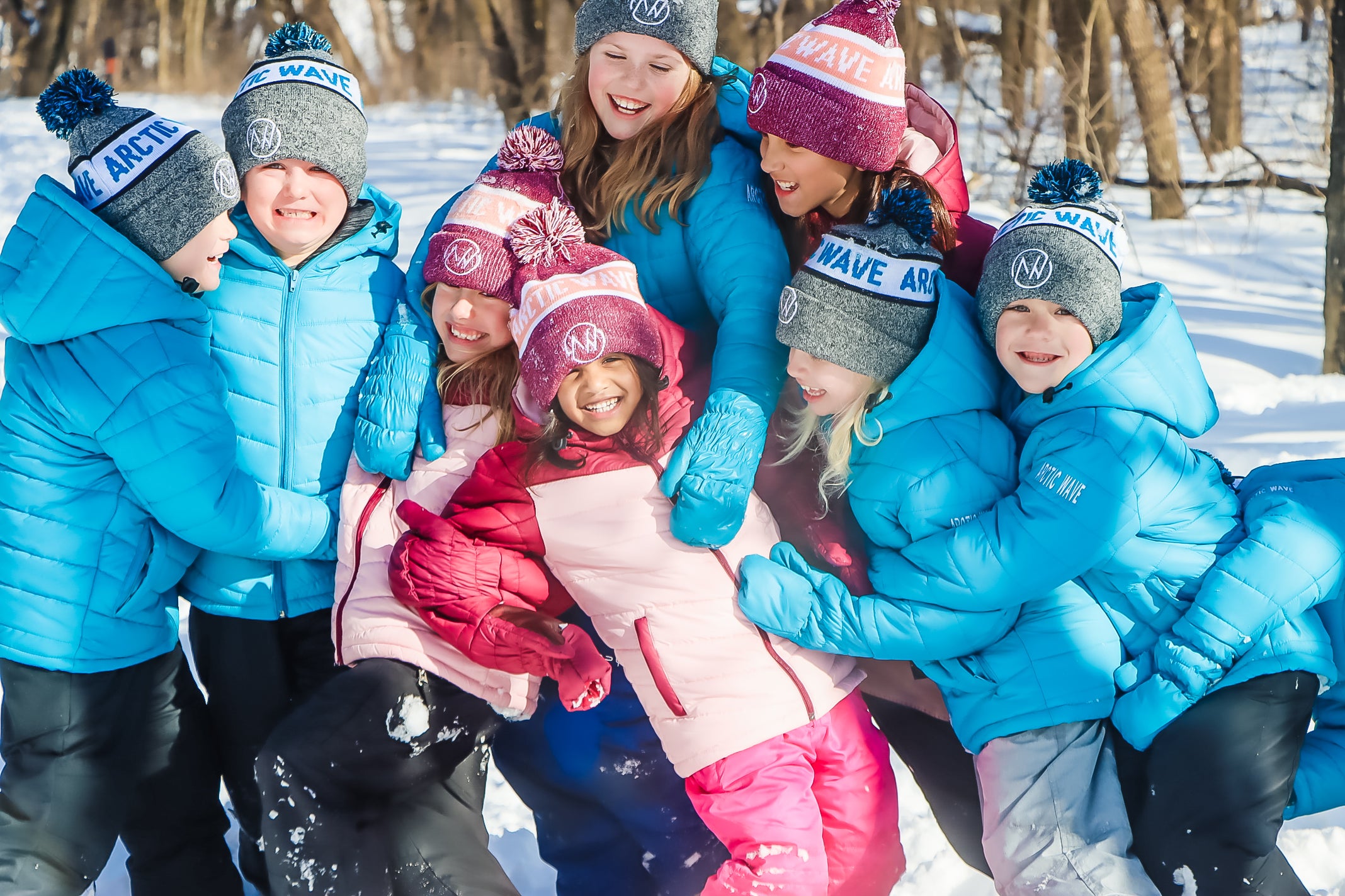 Children's Winter Jackets with Mittens Attached – Arctic Wave